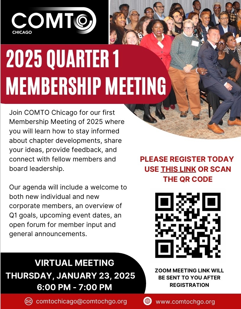 COMTO Chicago Q1 Membership Meeting - Virtual | COMTO